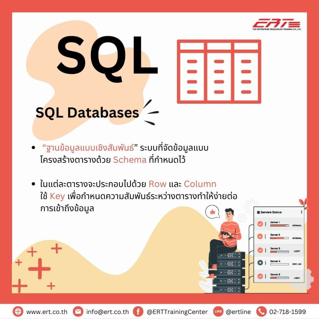 ทำความเข้าใจ SQL vs NoSQL คืออะไร ต่างกันอย่างไร?